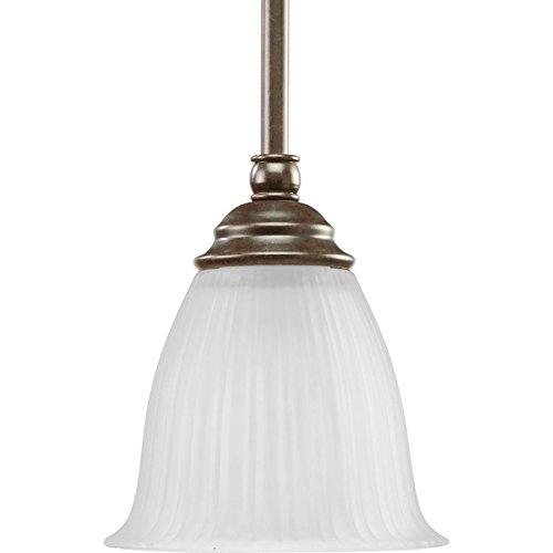 Progress Lighting Renovations Collection Mini-Pendant w/ Etched Glass ...