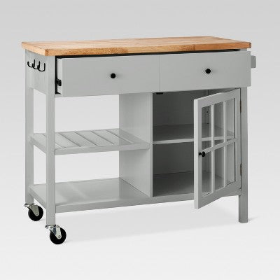 Threshold Windham Wood Top Kitchen Island – Vanessa Jane