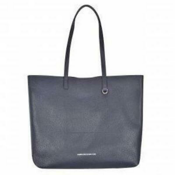 Lauren Cecchi New York Leather Tote Navy Silver – Vanessa Jane